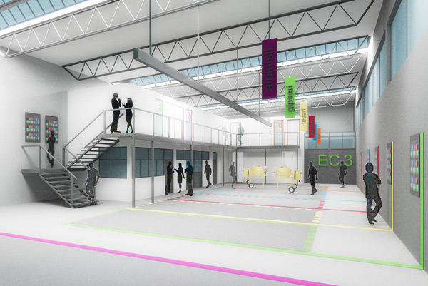 Hall for the training in Educational Traning Centre for Professional ...